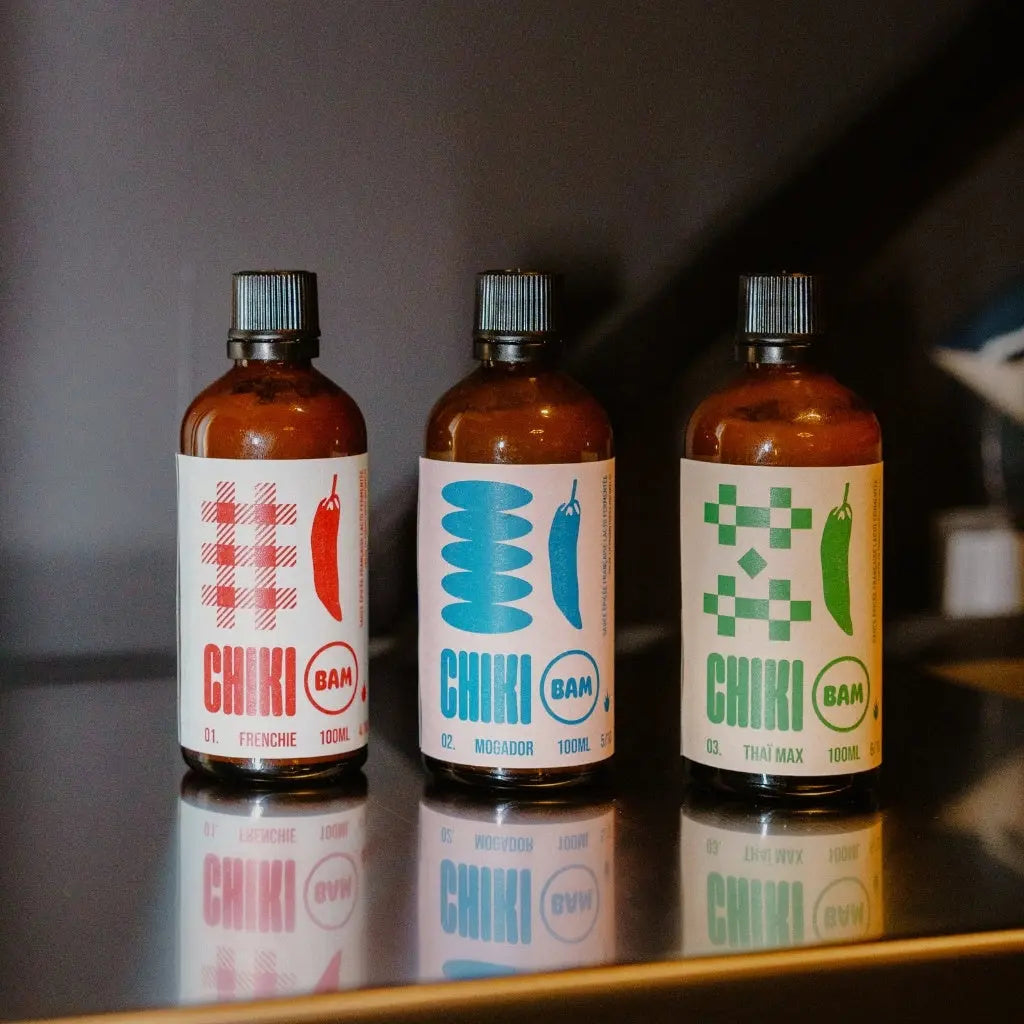 Chiki Bam Collection X3 | Sauces piquantes et épicées lacto-fermentées